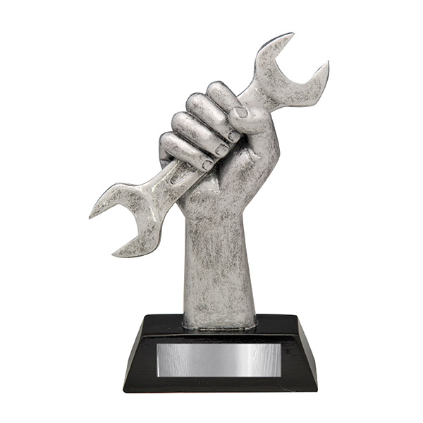 Silver Wrench Tool Award - Corporate Awards & Trophies